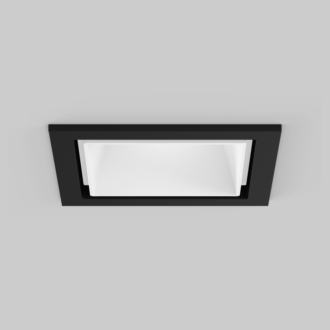SASSO 60 square downlight recessed 1 lamp | Spotlights
