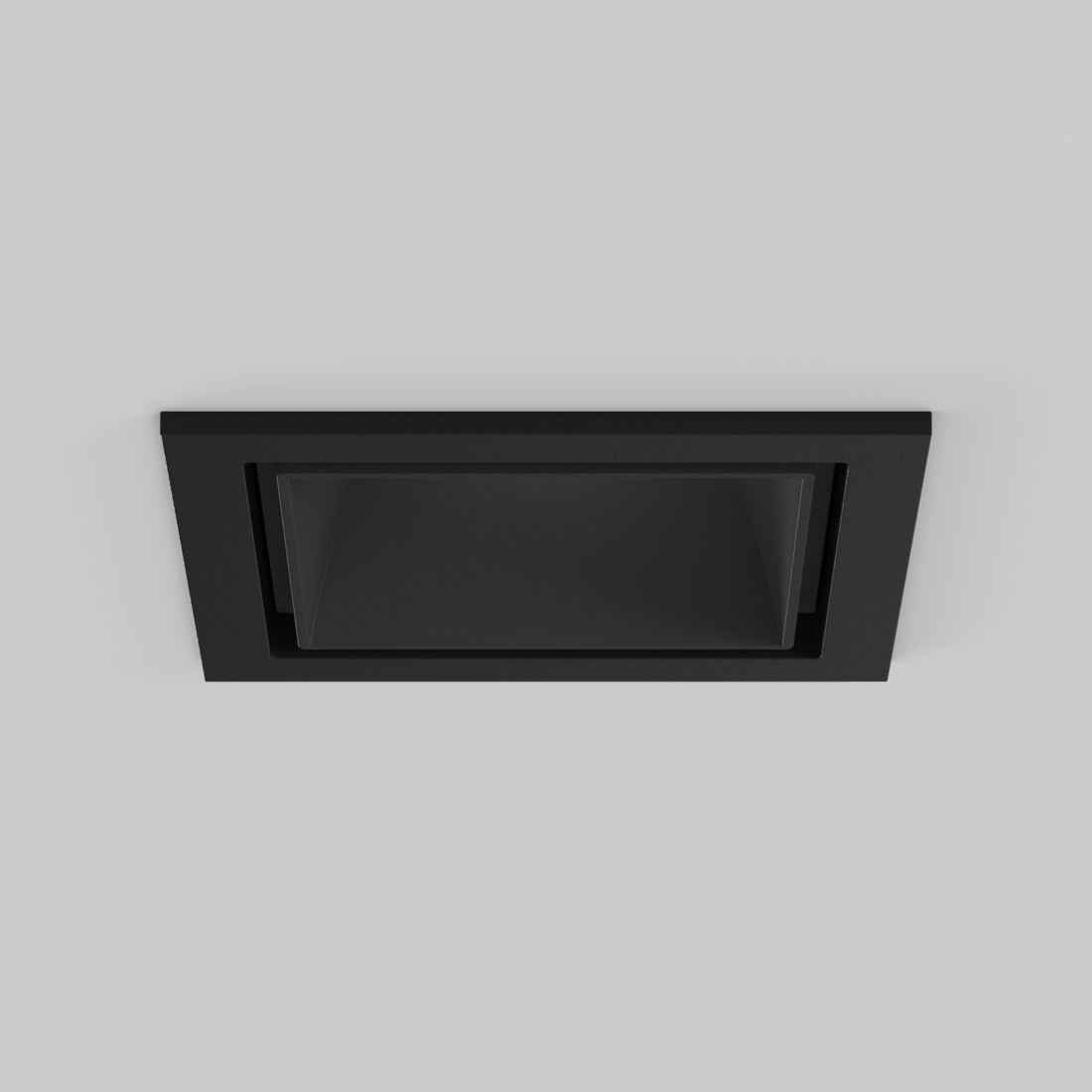 SASSO 60 square downlight recessed 1 lamp | Spotlights