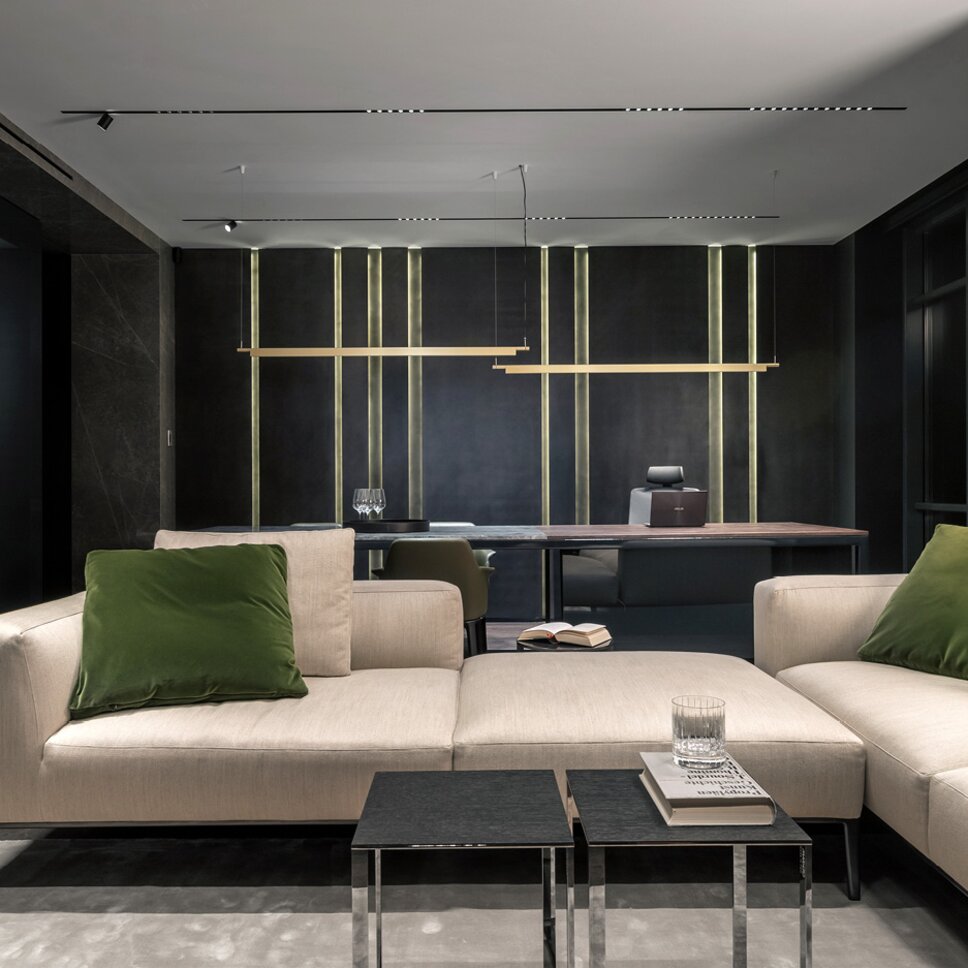 Lighting for living rooms: Optimum lighting for your interior | XAL