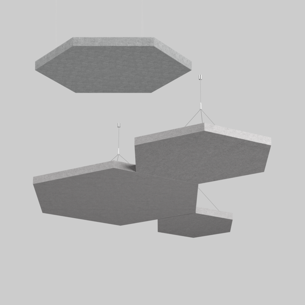 HEX-O MODULE FLAT ceiling single + group | Ceiling