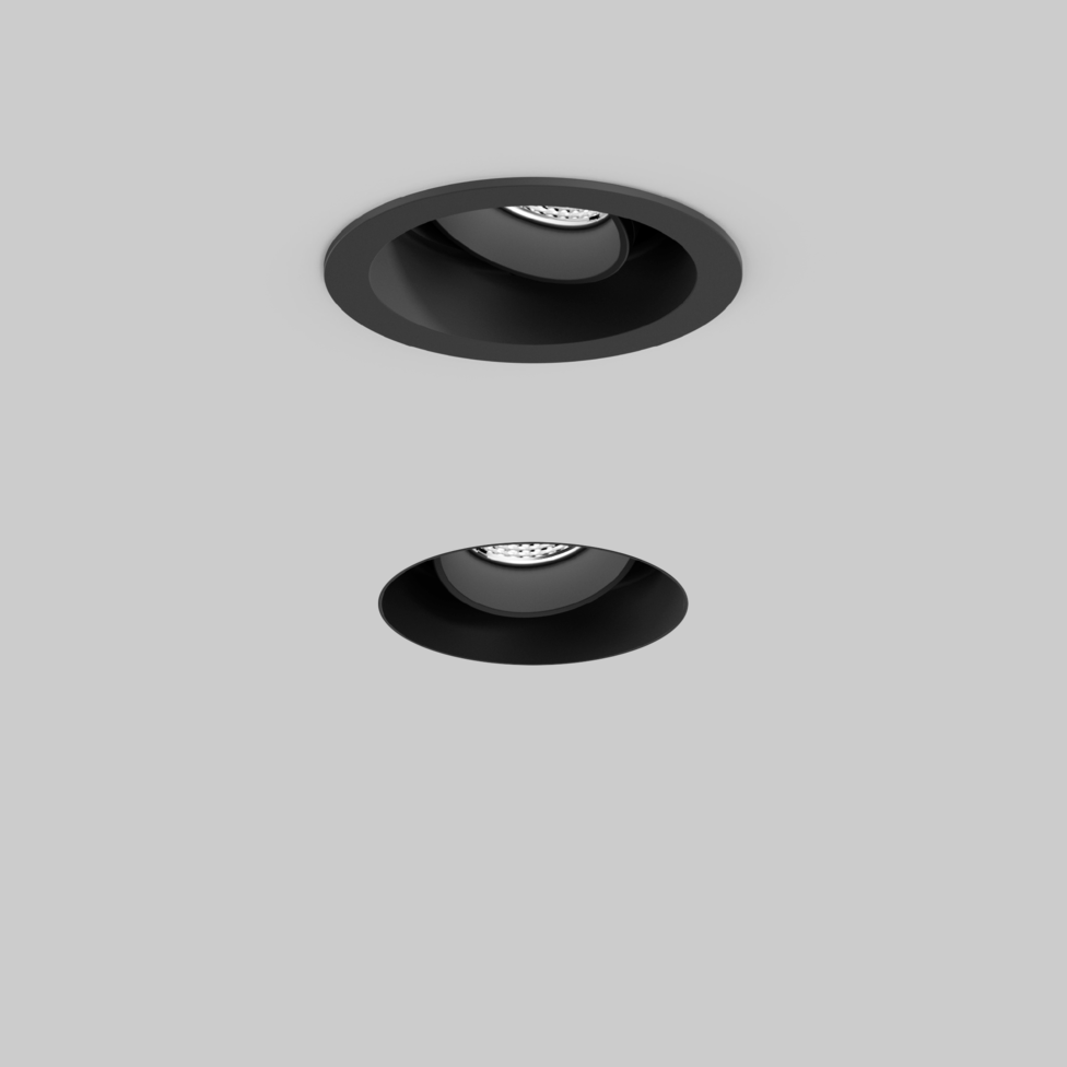 LED recessed spotlights and recessed spotlights in modern