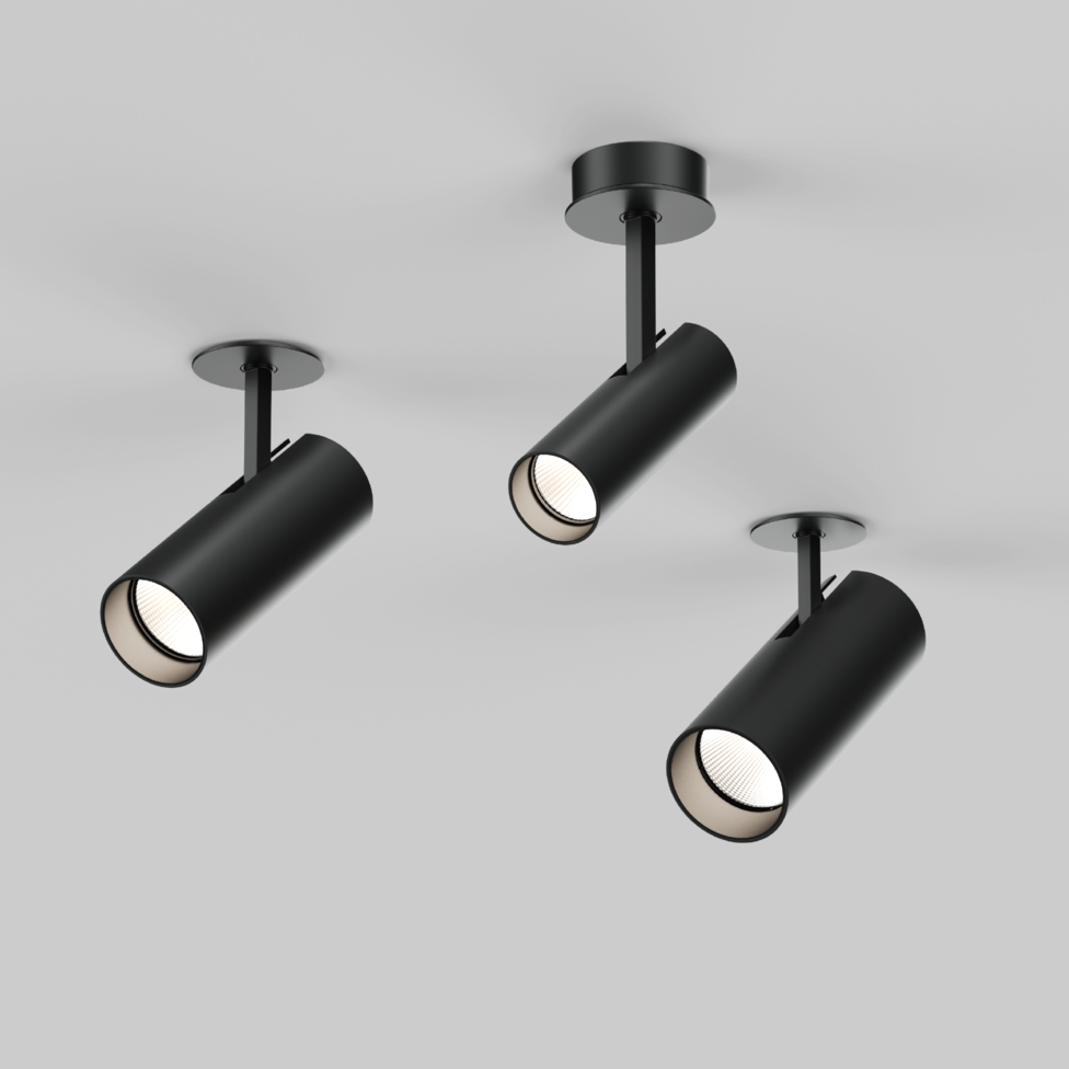 Surface-mounted LED spotlights available in many designs