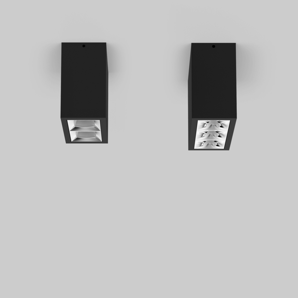 Surface-mounted LED spotlights available in many designs