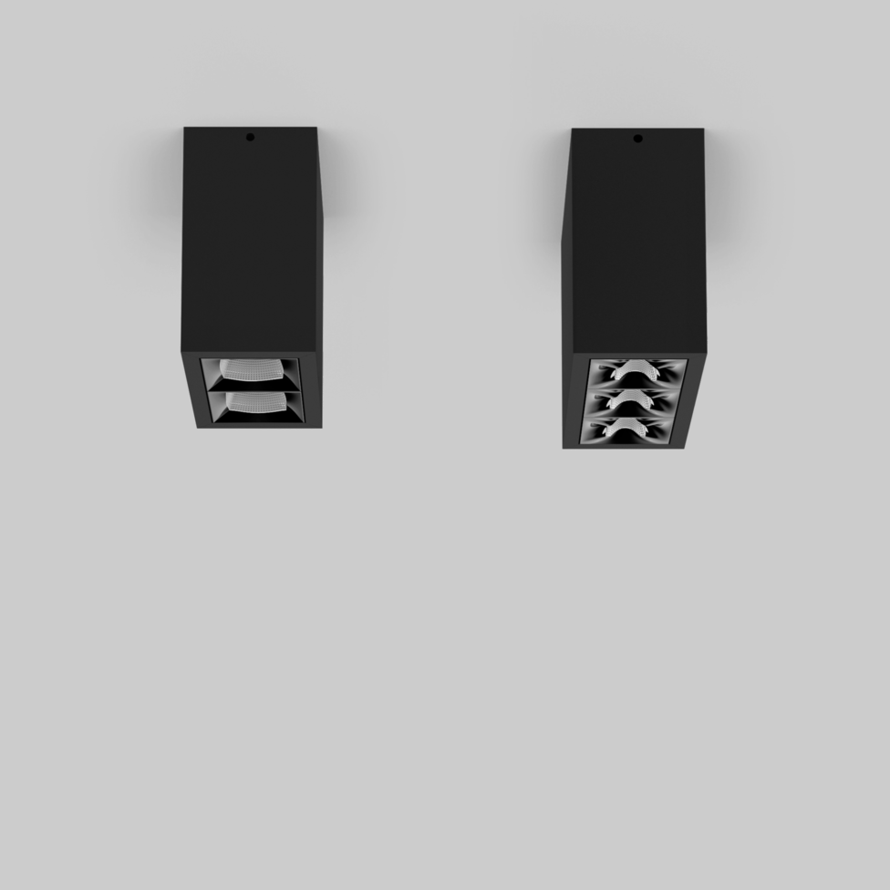 Surface-mounted LED spotlights available in many designs